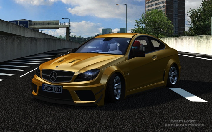 LFS Mercedes-Benz C 63 AMG Series 2012 Mod - Live For Speed Mods